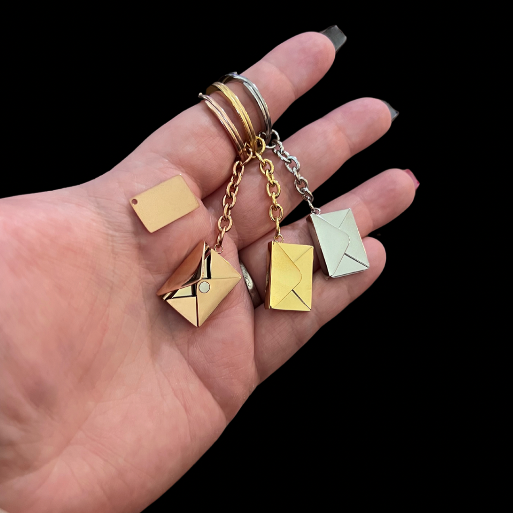 Love Note Envelope Keychain – Riley Black Designs