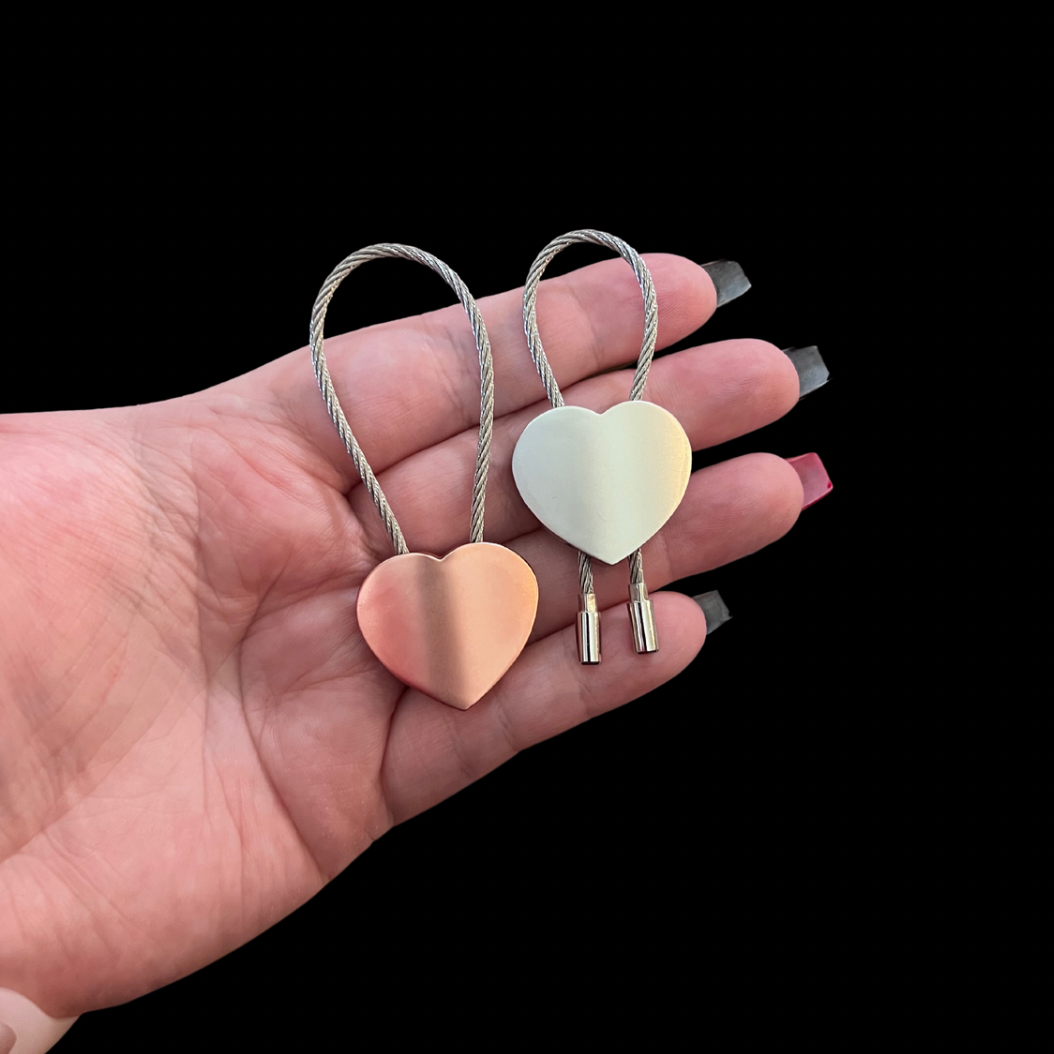 Heart Keychain Holder – Riley Black Designs