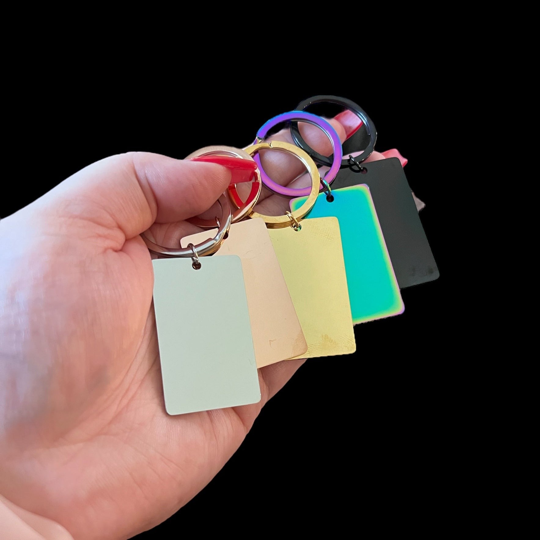 Rectangle Keychain – Riley Black Designs