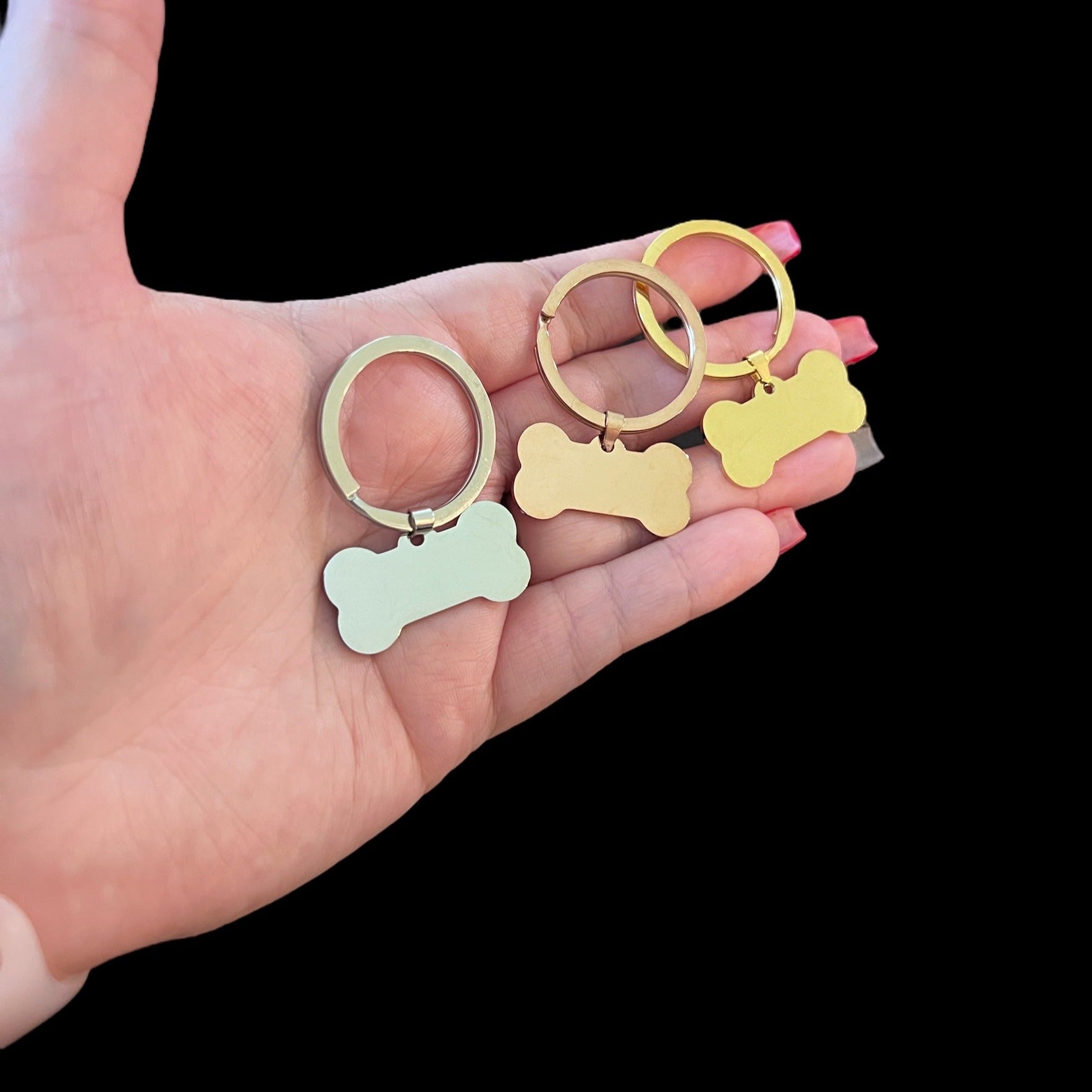 Dog Bone Keychain – Riley Black Designs