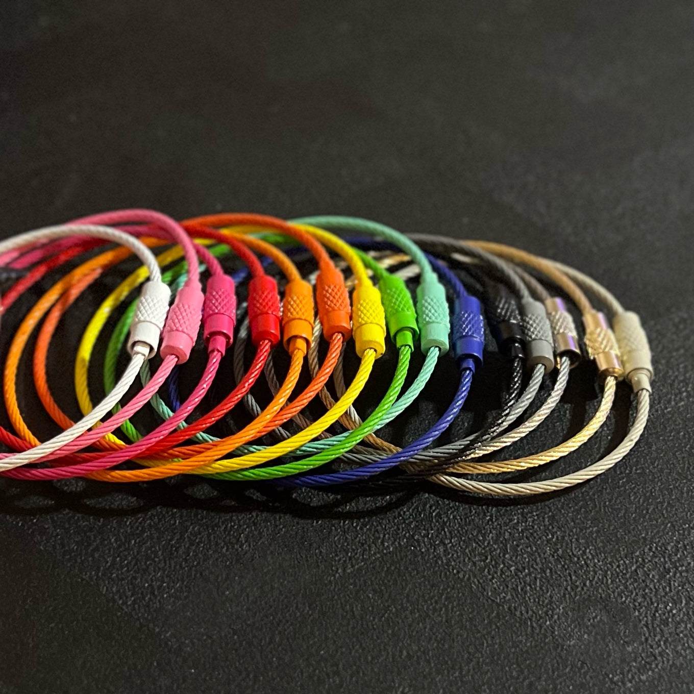 Wire Cable Keychain Thingie – Riley Black Designs