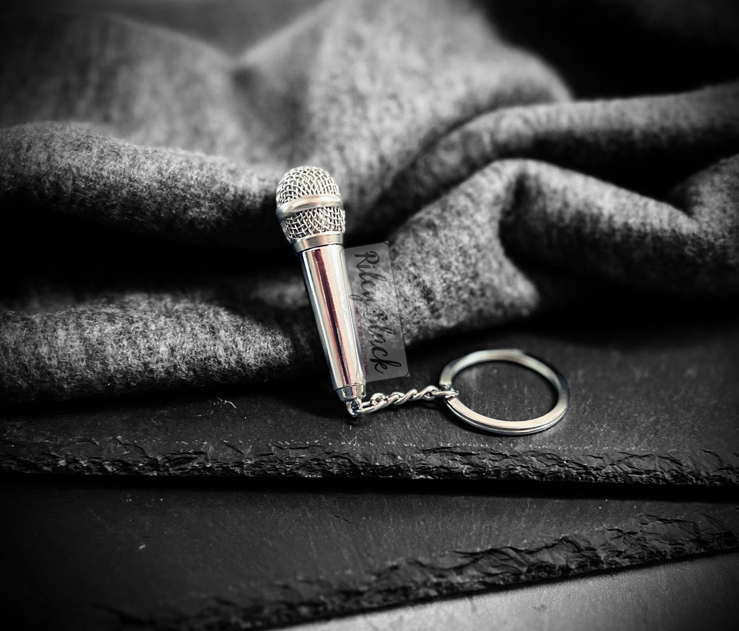 Microphone Keychains – Riley Black Designs