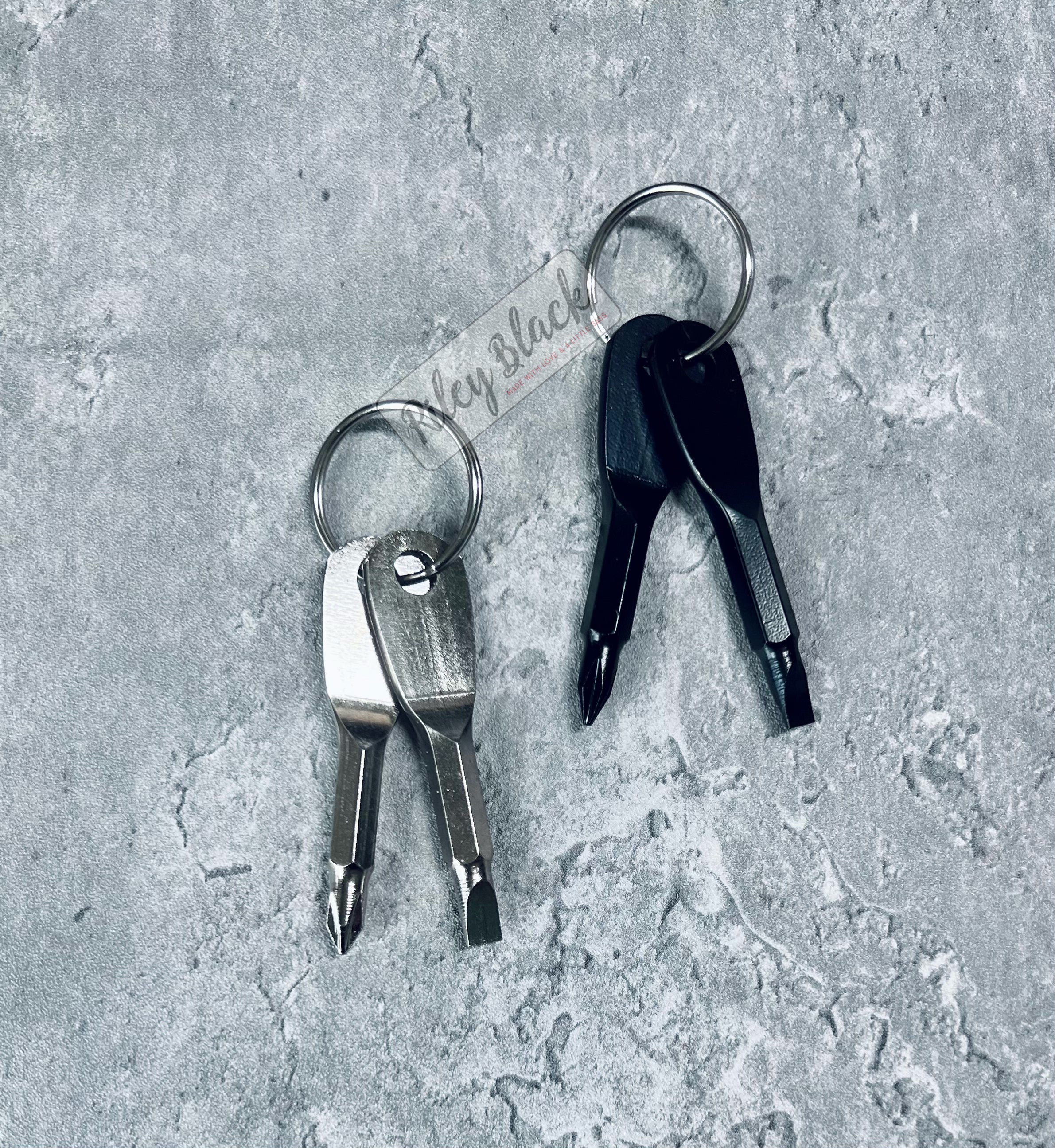 Screwdriver Keychain Set – Riley Black Designs
